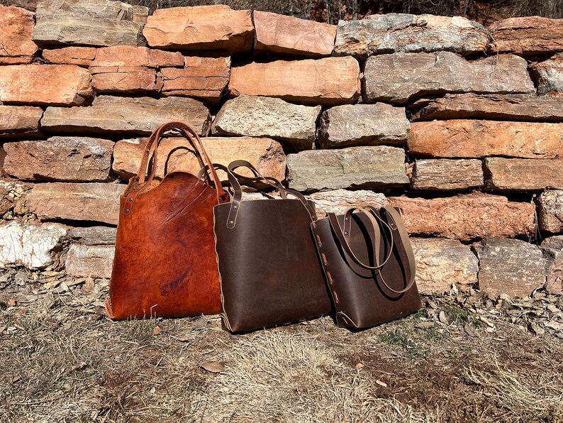 Hand Crafted Leather Carry-all | Tote | Bag | Purse - Etsy
