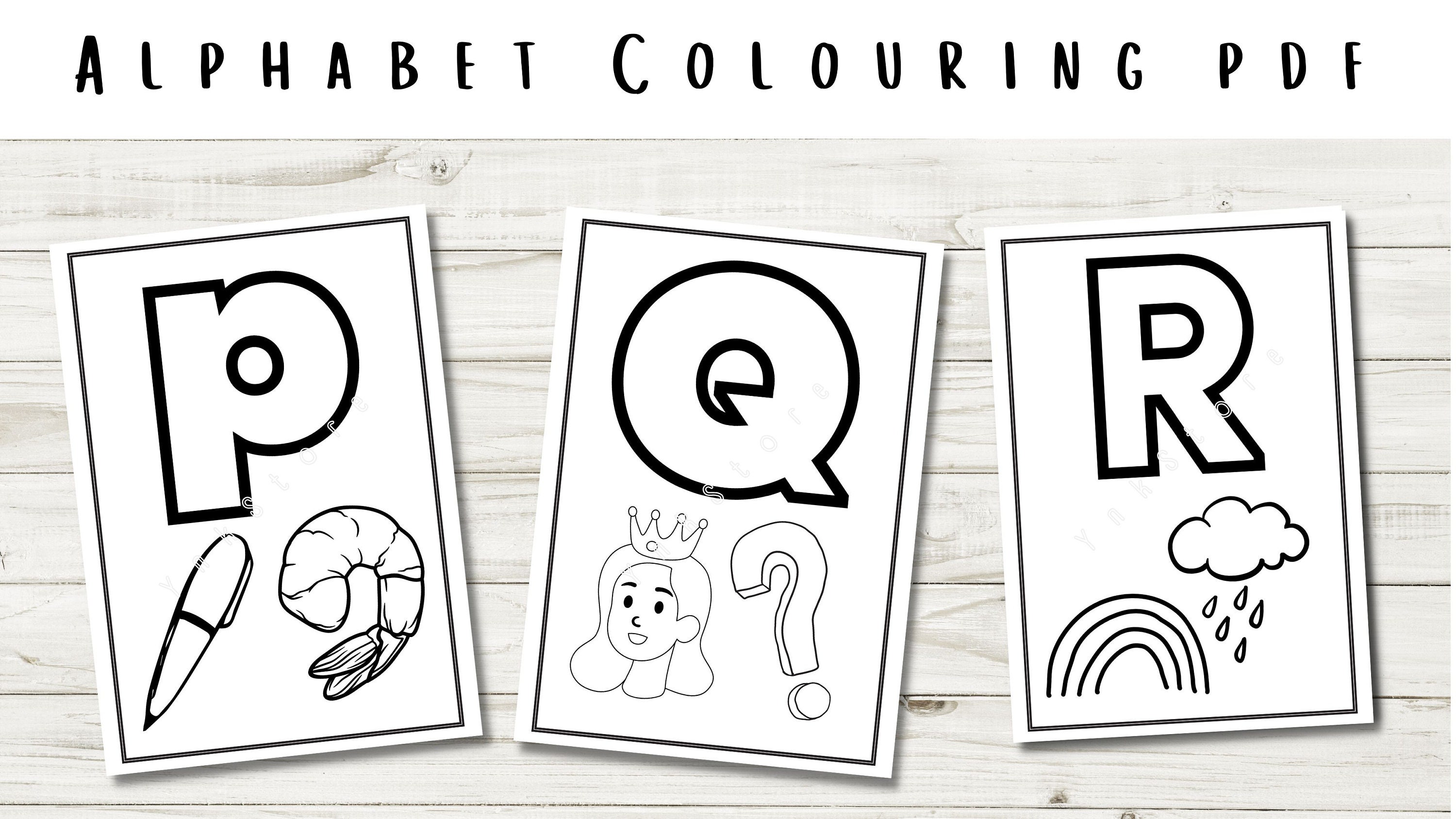 Alphabet Colouring Pages Upper Case Alphabets Preschool Worksheets ...