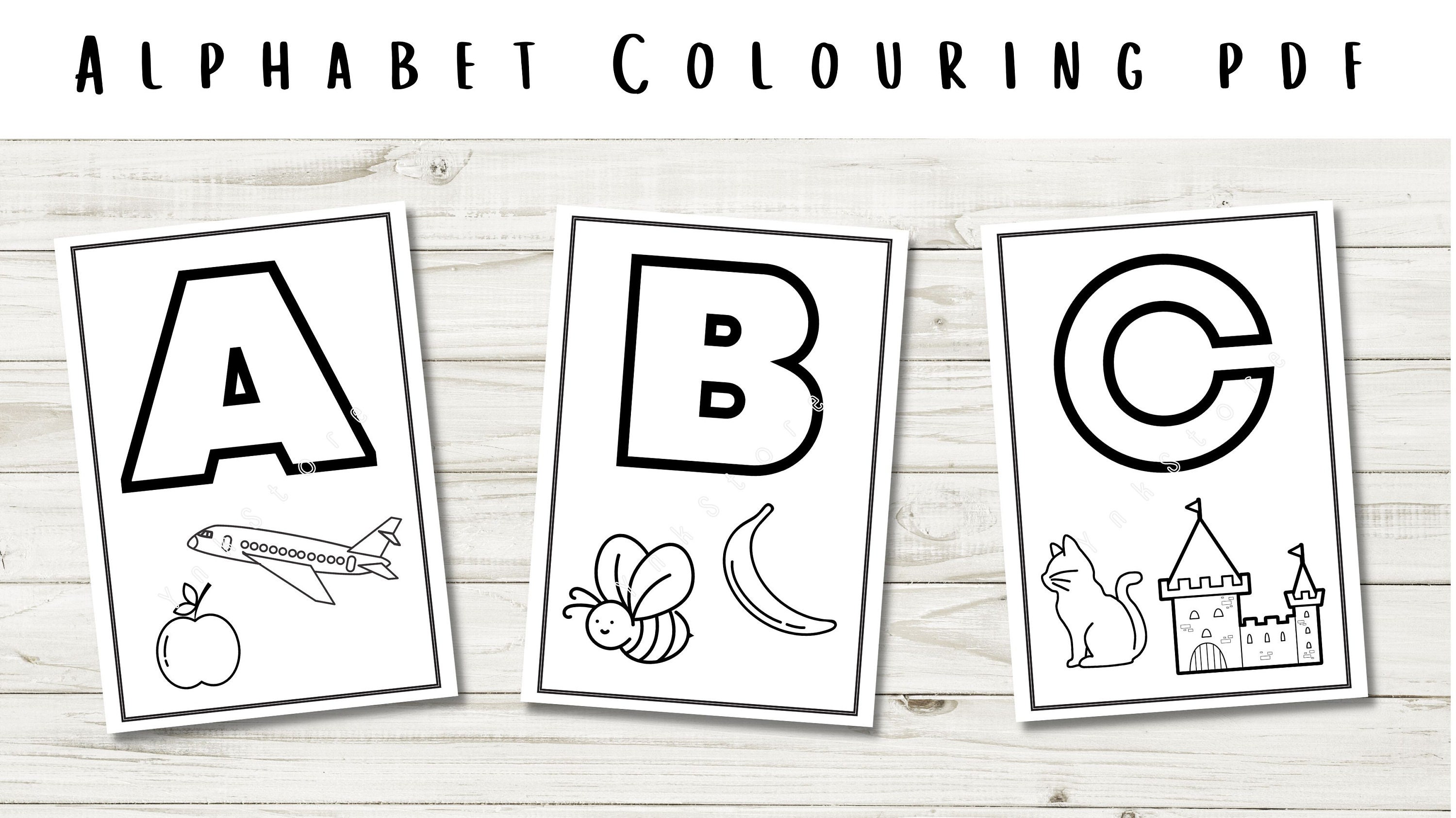 Alphabet Colouring Pages Upper Case Alphabets Preschool Worksheets ...