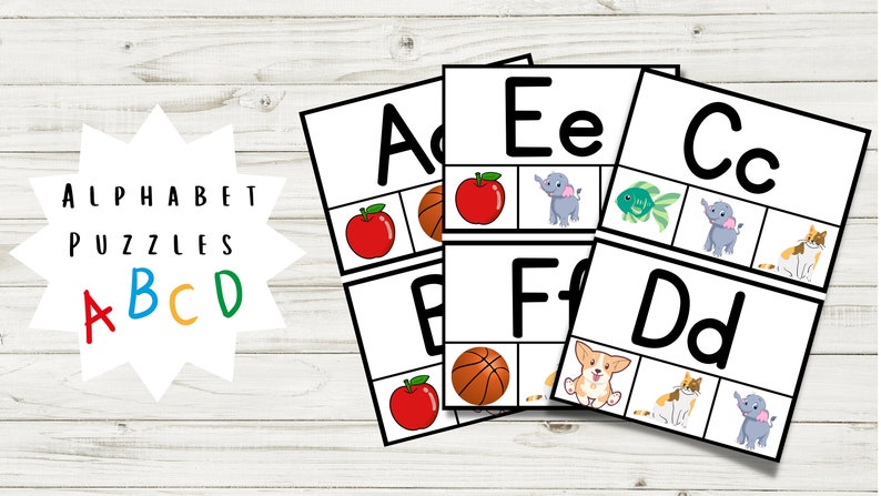 Alphabet Worksheets Printable Worksheets Alphabet Puzzles Alphabet Peg ...