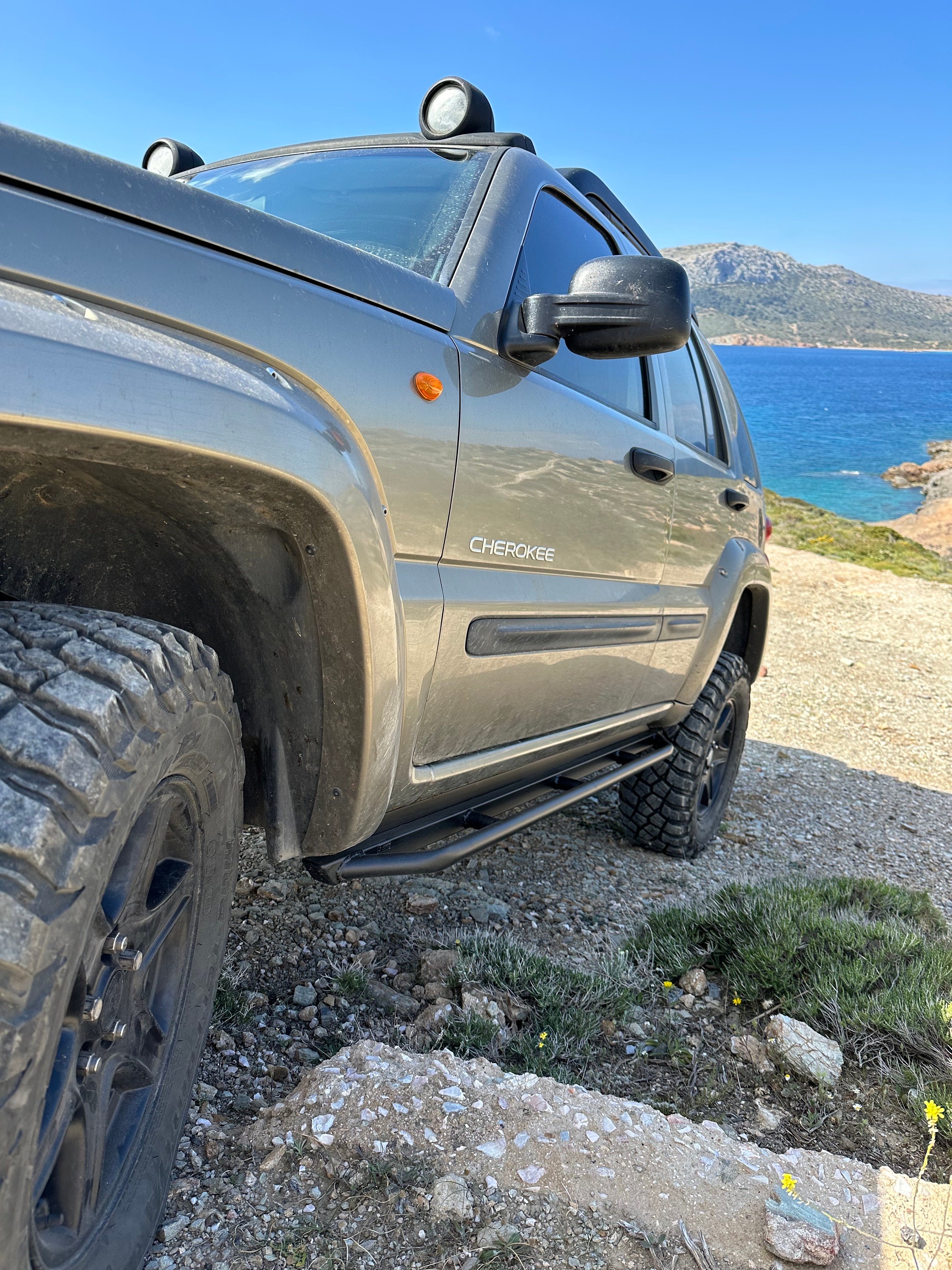 Off Road Rock Sliders Heavy Duty JEEP CHEROKEE KJ - Etsy