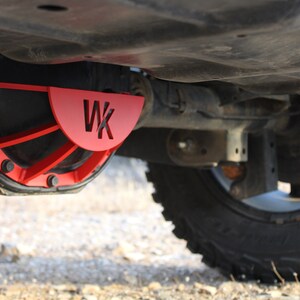 Differential Guard for Rear Axle 8.25"jeep(kj,kk,xj),dodge. Red-black ...