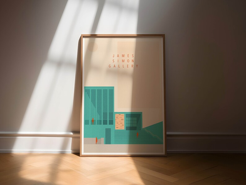 JSG III, James Simon Gallery, David Chipperfield, Berlin Poster, Berlin ...