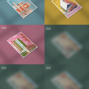 Architecture Postcards - Colorful Postcards - Postkarten - Art Prints ...