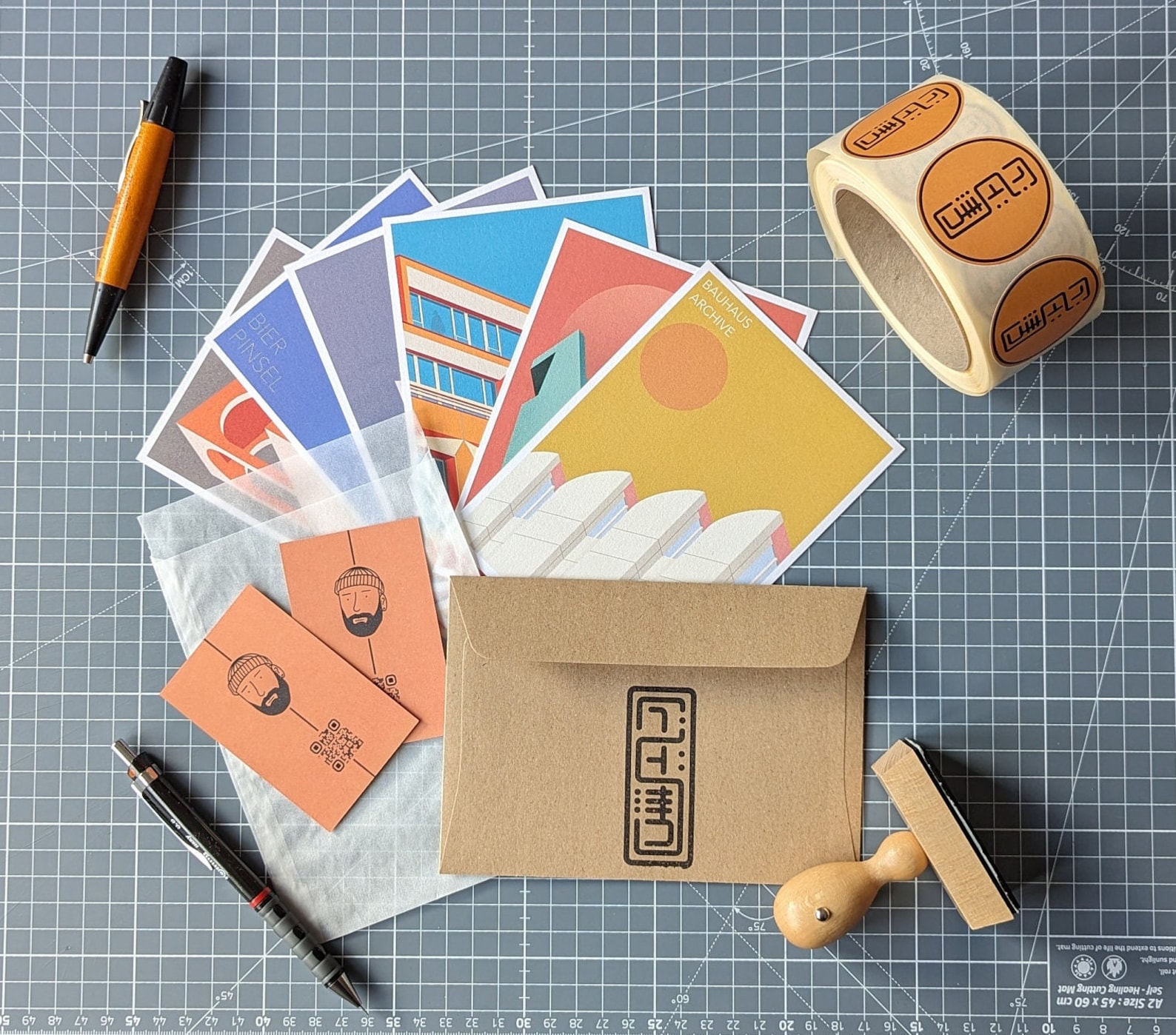 Architecture Postcards - Colorful Postcards - Postkarten - Art Prints ...