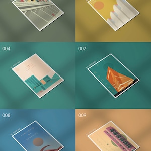 Architecture Postcards - Colorful Postcards - Postkarten - Art Prints ...