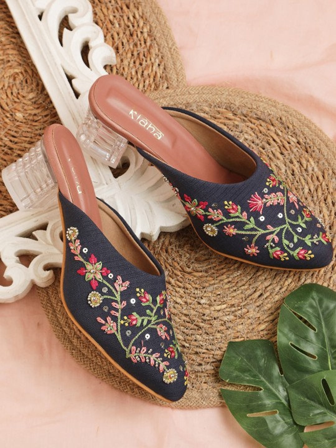 Handcrafted Bridal Heel Jutti: Embroidered Punjabi Women's Footwear - Etsy
