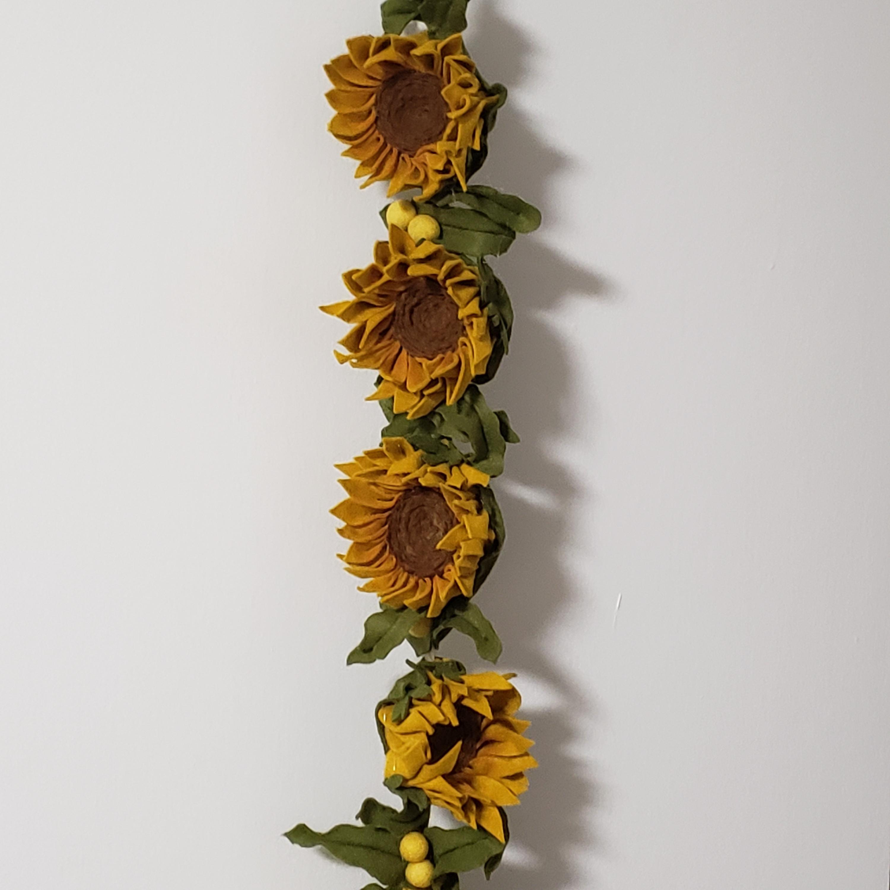 Sunflower Garland for Mayuri. Who Chooses to Look up Towards the Sun ...