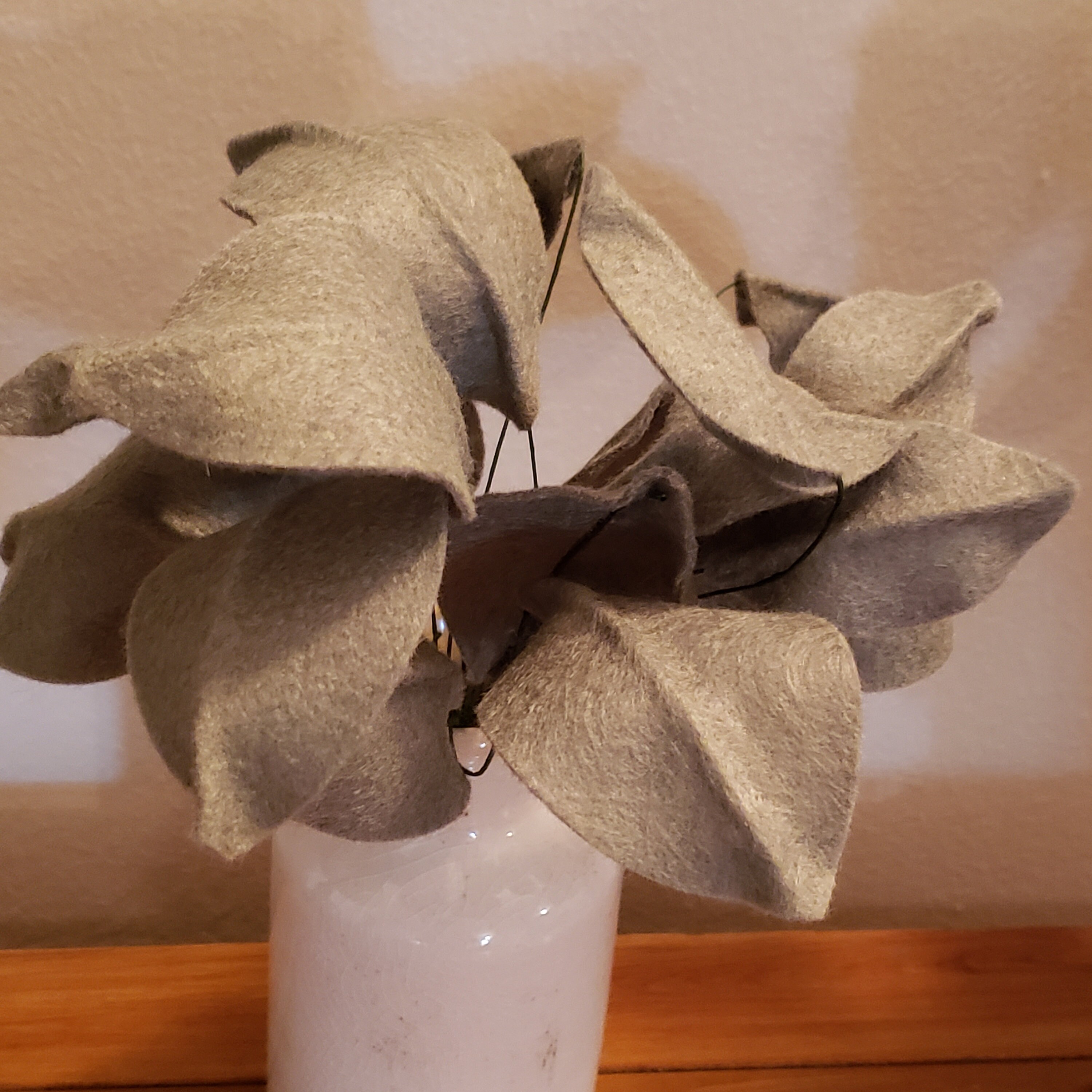Felt Leaves Greenery Bouquet Filler - Etsy