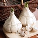 Ceramic Garlic Pot, Garlic Keeper, Pottery Garlic Holder, Cottage ...