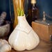 Ceramic Garlic Pot, Garlic Keeper, Pottery Garlic Holder, Cottage ...