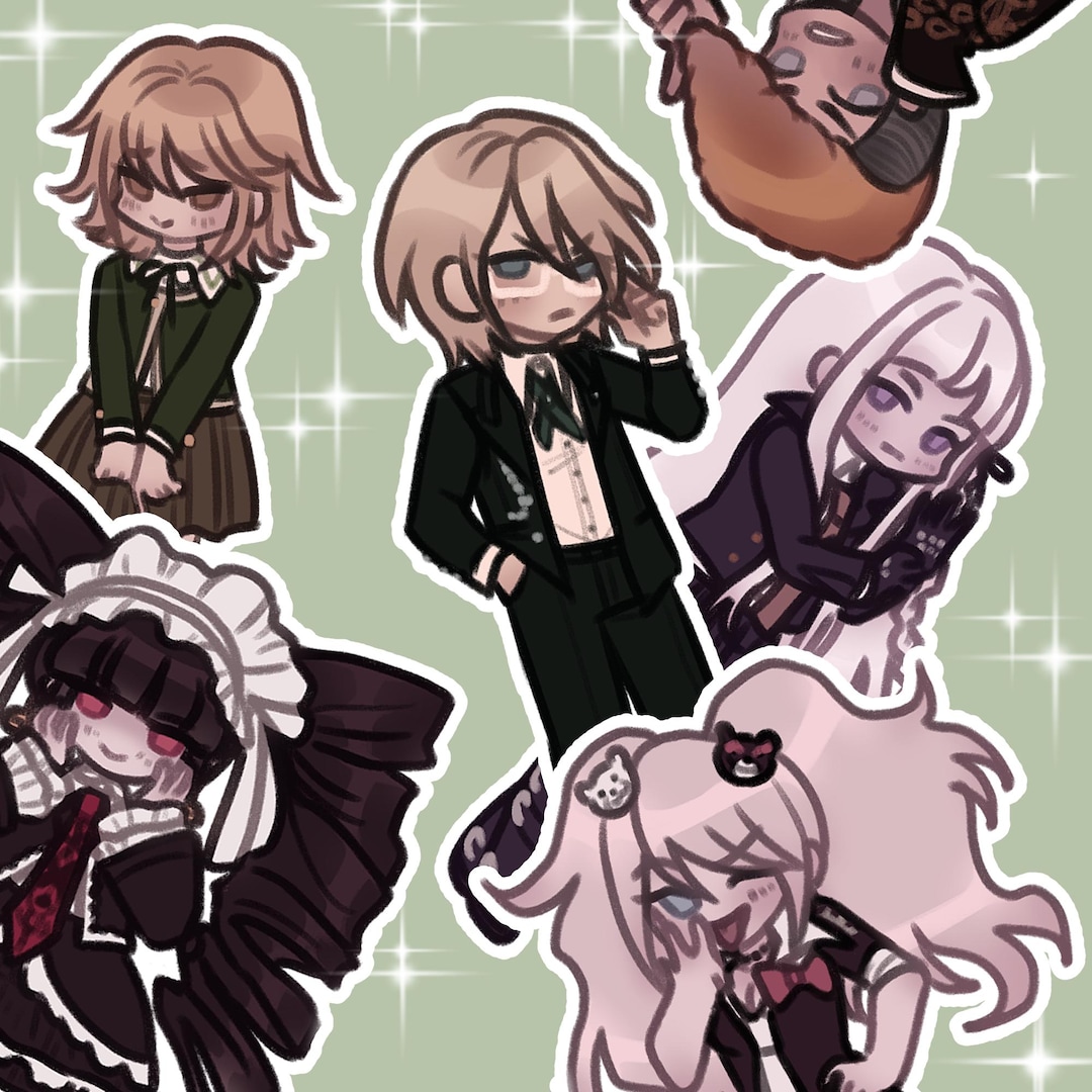 Danganronpa: Trigger Happy Havoc Chibi Stickers - Etsy