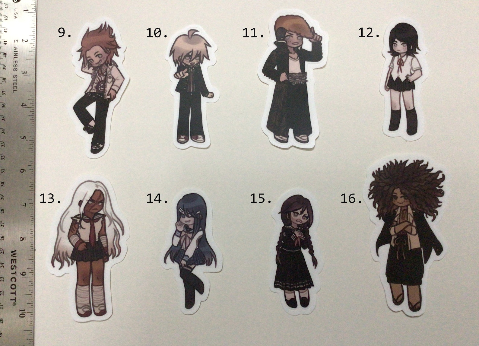 Danganronpa: Trigger Happy Havoc Chibi Stickers - Etsy