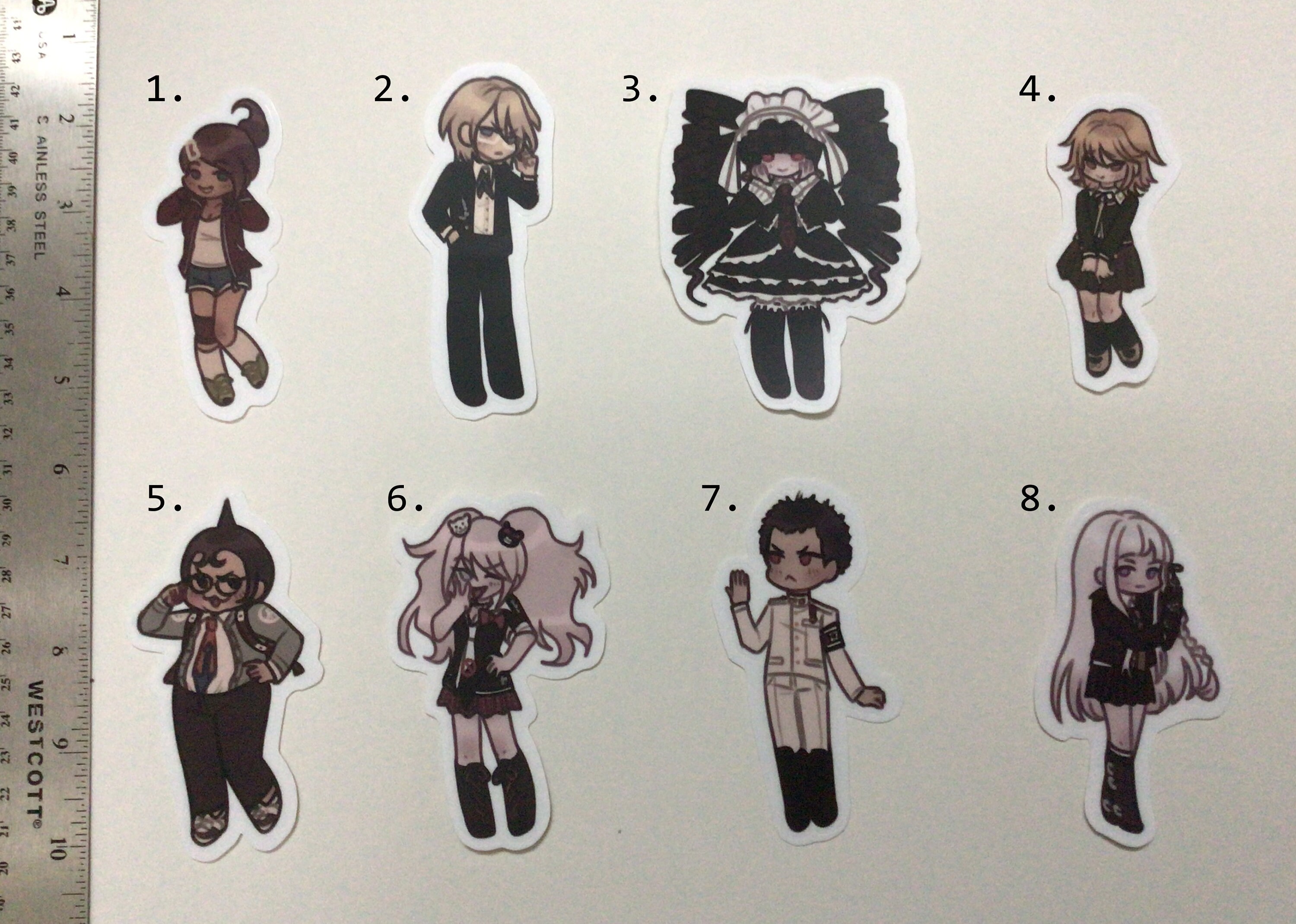 Danganronpa: Trigger Happy Havoc Chibi Stickers - Etsy