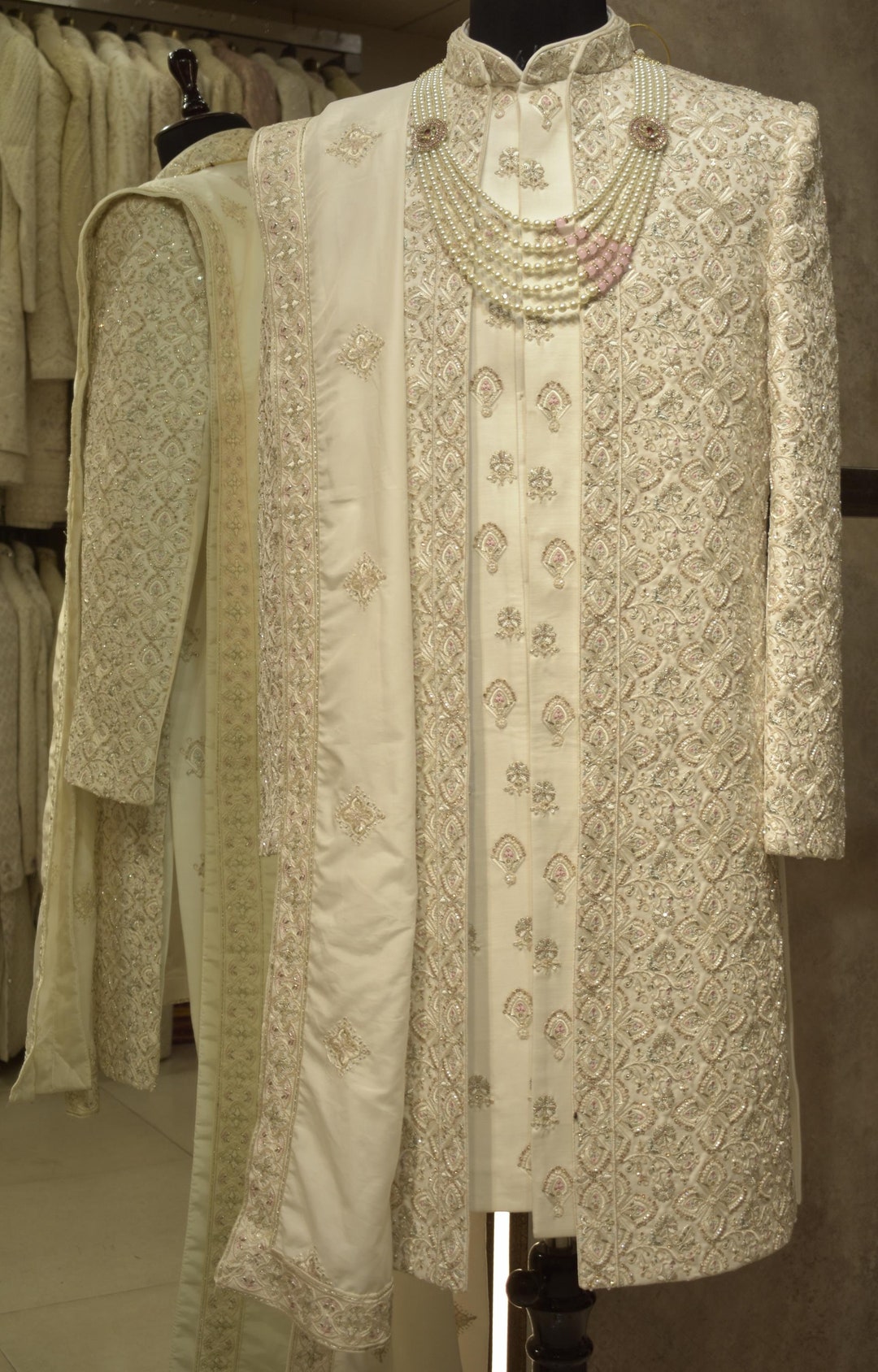 Handmade Sherwani With Hand Work for Men Find Your Perfect Fit ...