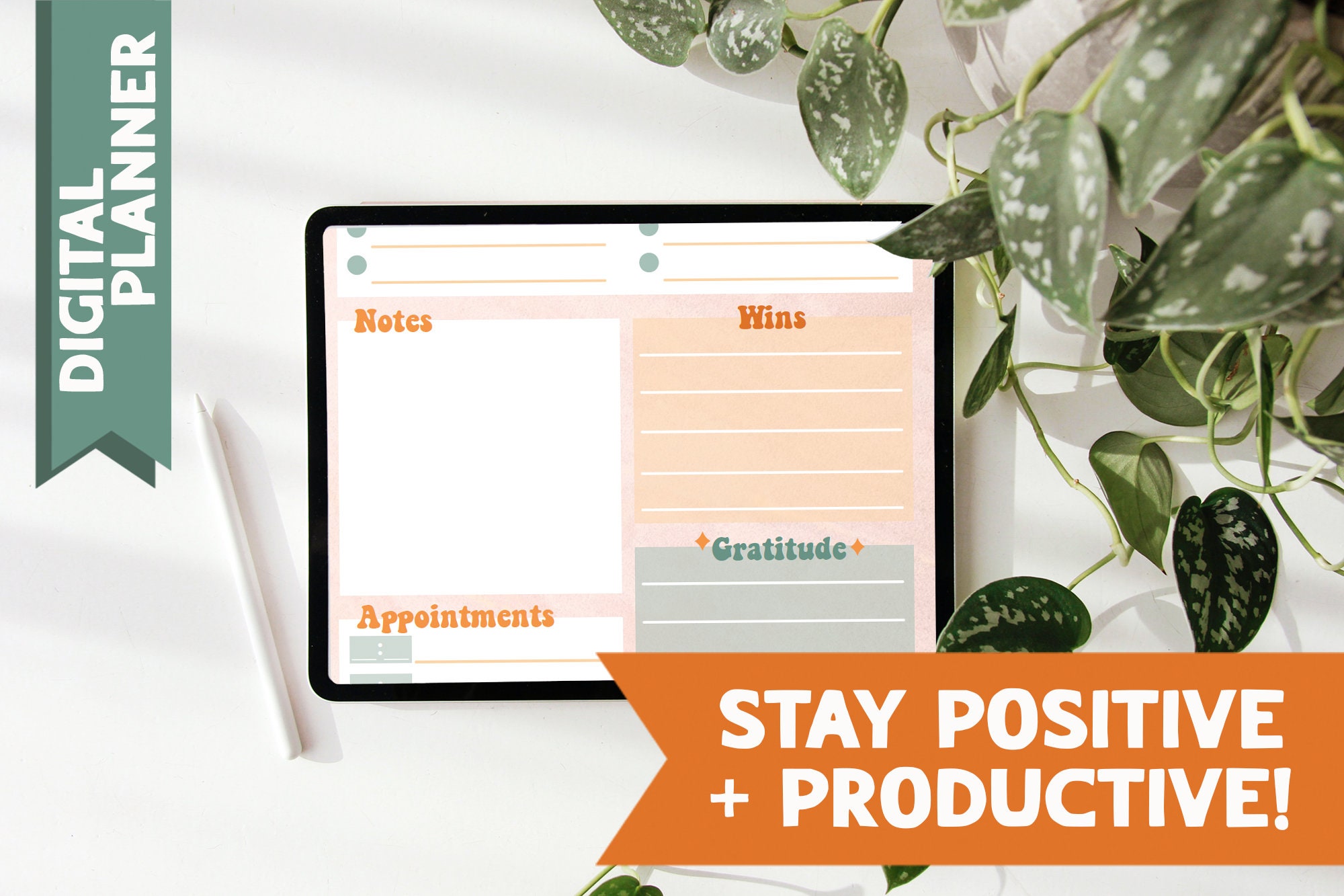2023 Digital Planner | Boho Goodnotes Planner + Goodnotes Stickers ...