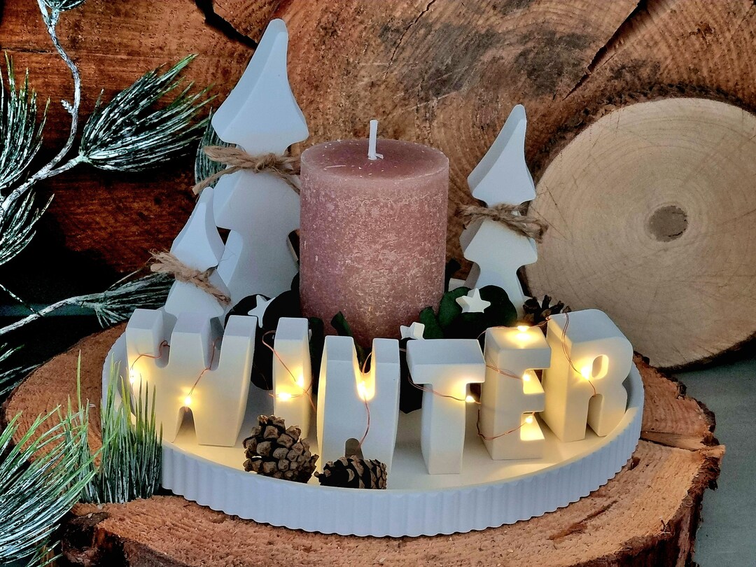 Deko Ring-Teller - Winter Edition - Etsy.de