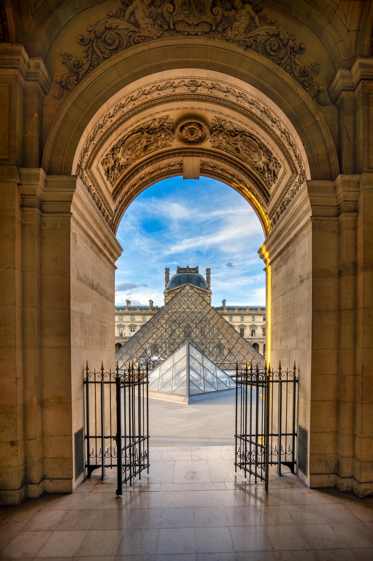 Louvre Pyramid Paris Photography Print: Palace Museum Wall Art - Etsy