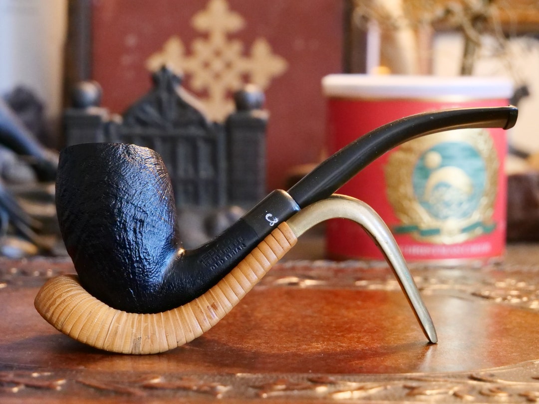 Edison Old Briar Tobacco Pipe Lorenzo Bent Egg Hand Made - Etsy