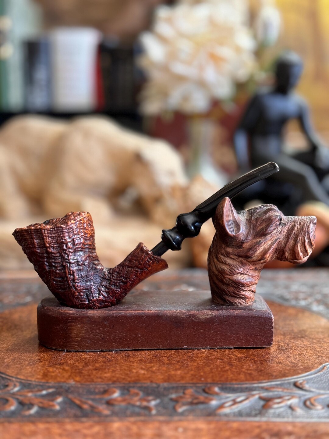 Ben Wade Pipe Hand Made Danish Freehand Sandblast Plateau Top - Denmark ...