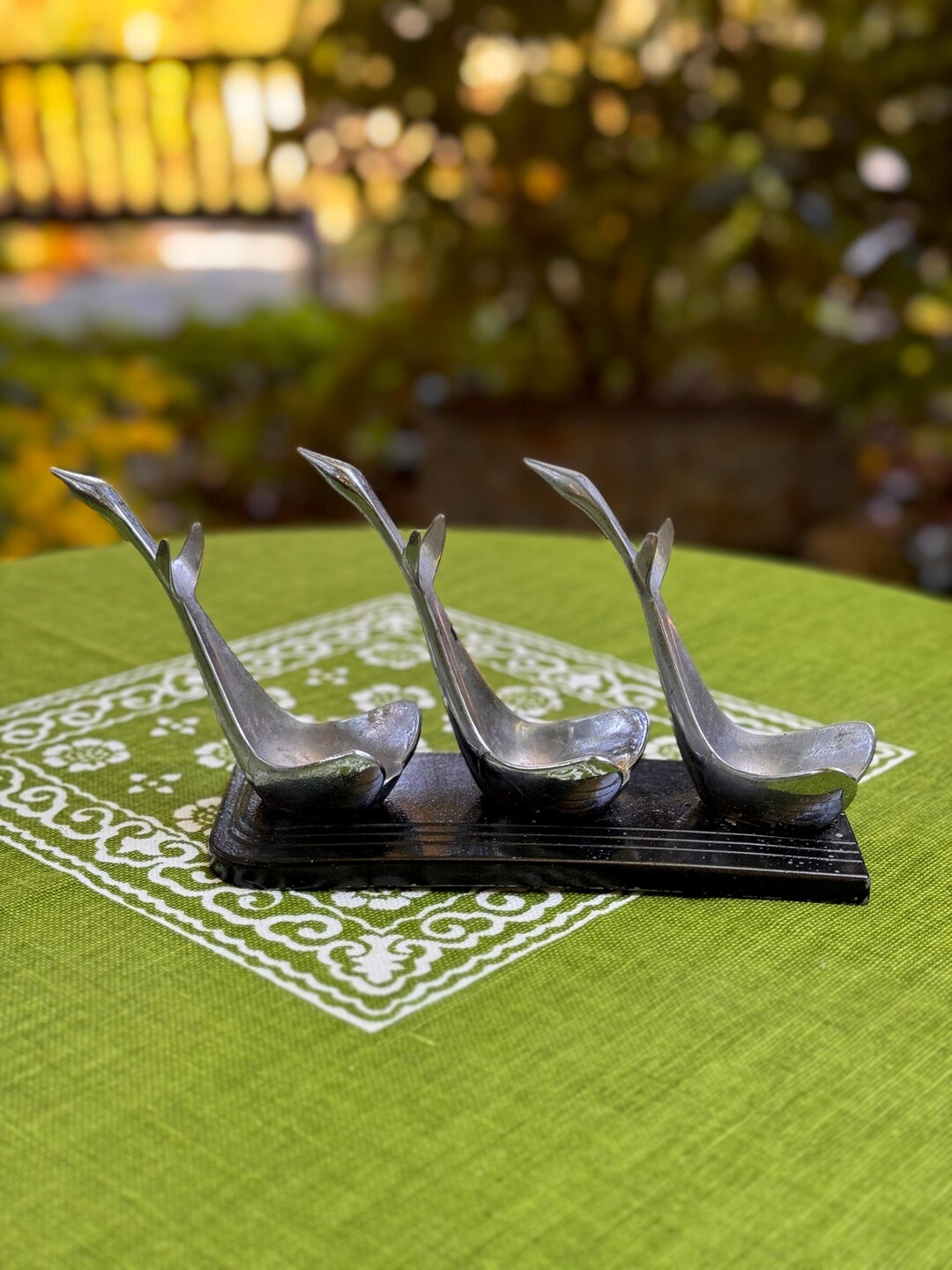 Rare Art Deco Three Swan Pipe Rest Stand Holder Manoil New York - Etsy