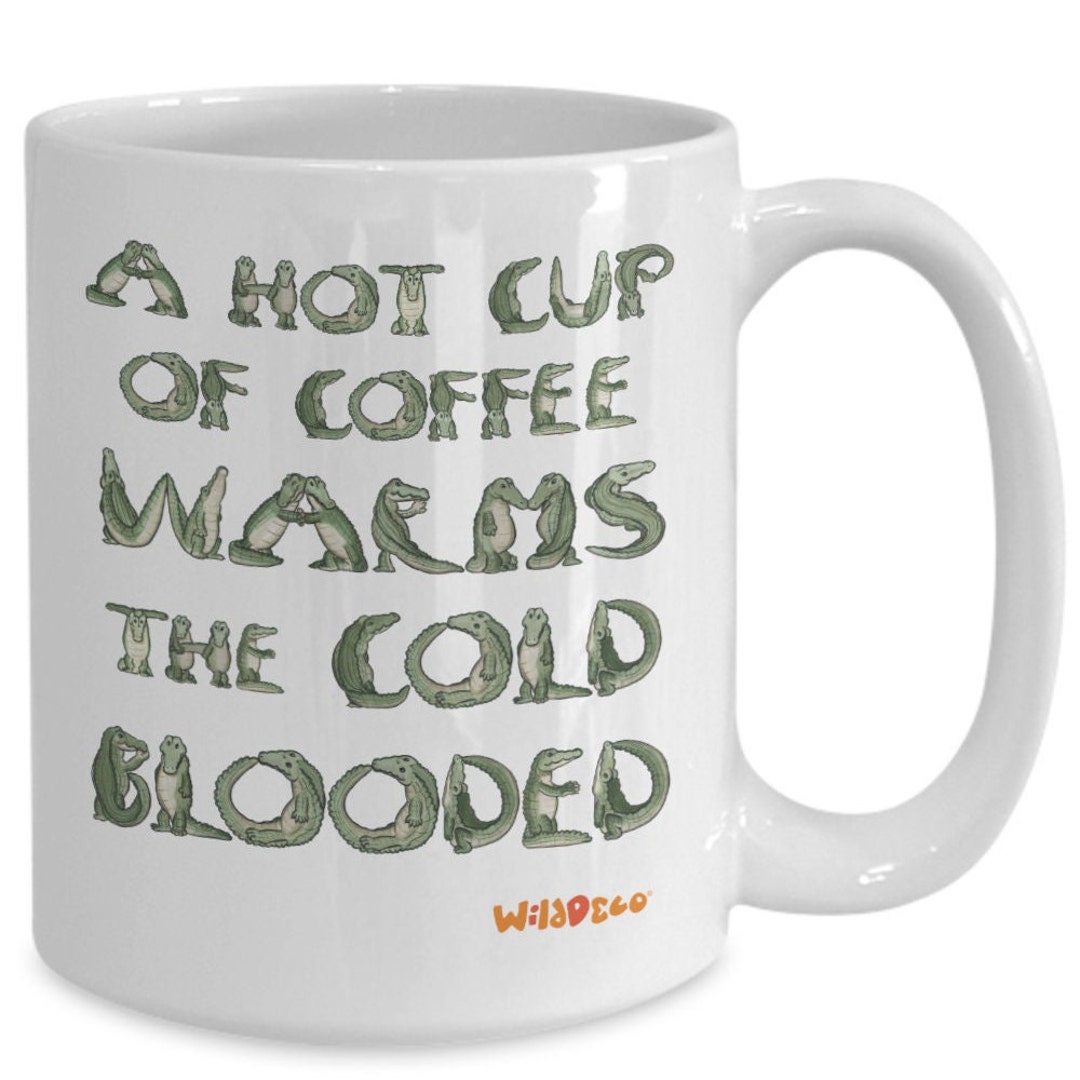 Crocodile Fun Gift Mug, Alligator Fan Coffee Cup, Handmade Croc ...
