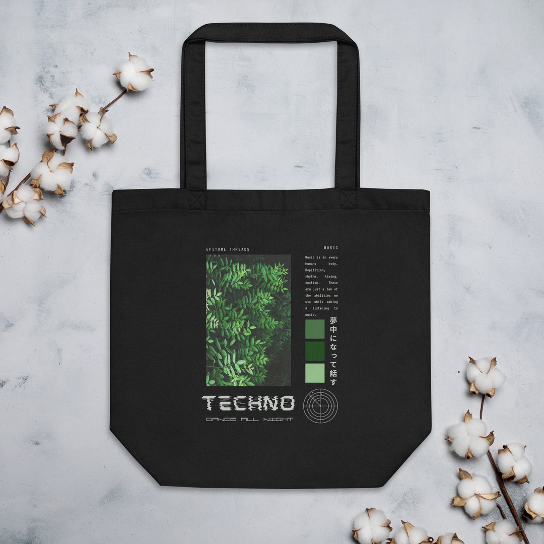 Techno Jungle Eco Tote Bag - Etsy