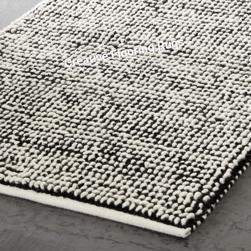 White Wool Rug - Etsy