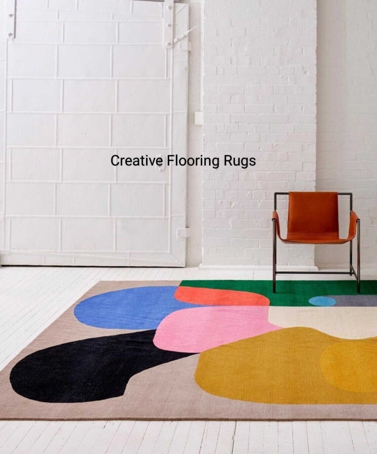 Multi Colour Abstract Modern Design, Handmade Tuffted Woolen Rugs ...