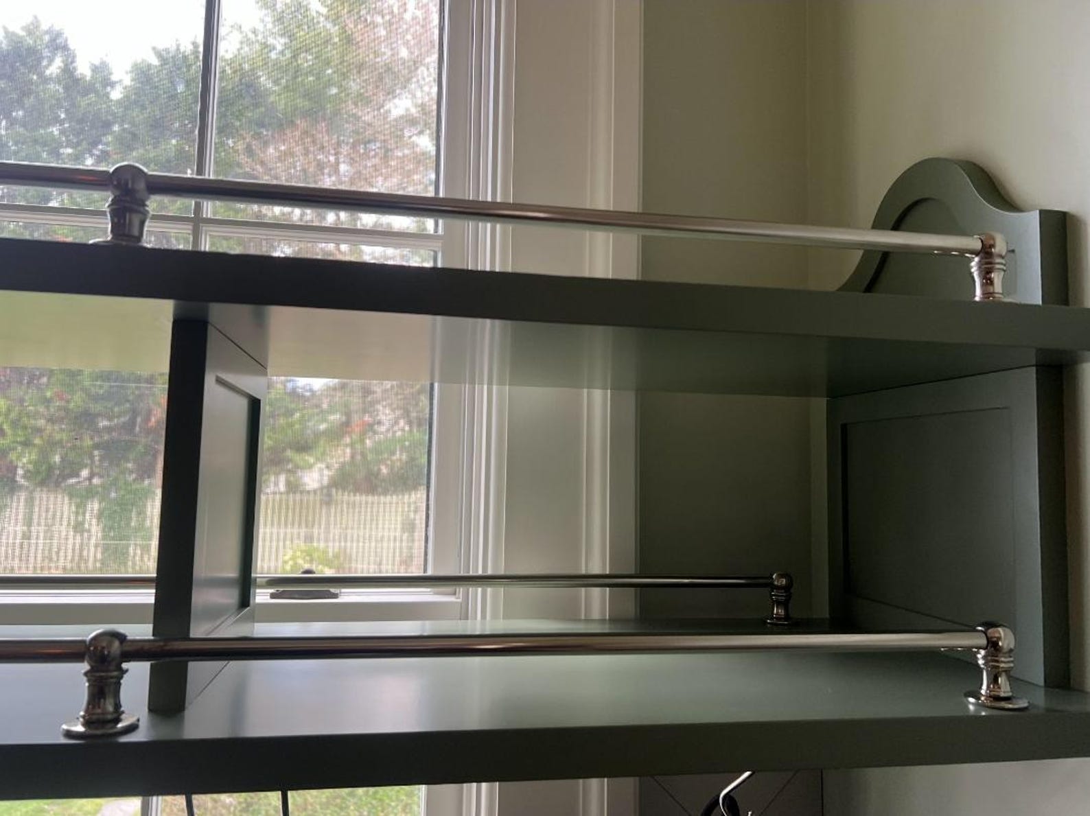 Railing for Shelves,desks, Bookcases, Cabinets, A Variety of Finishes ...