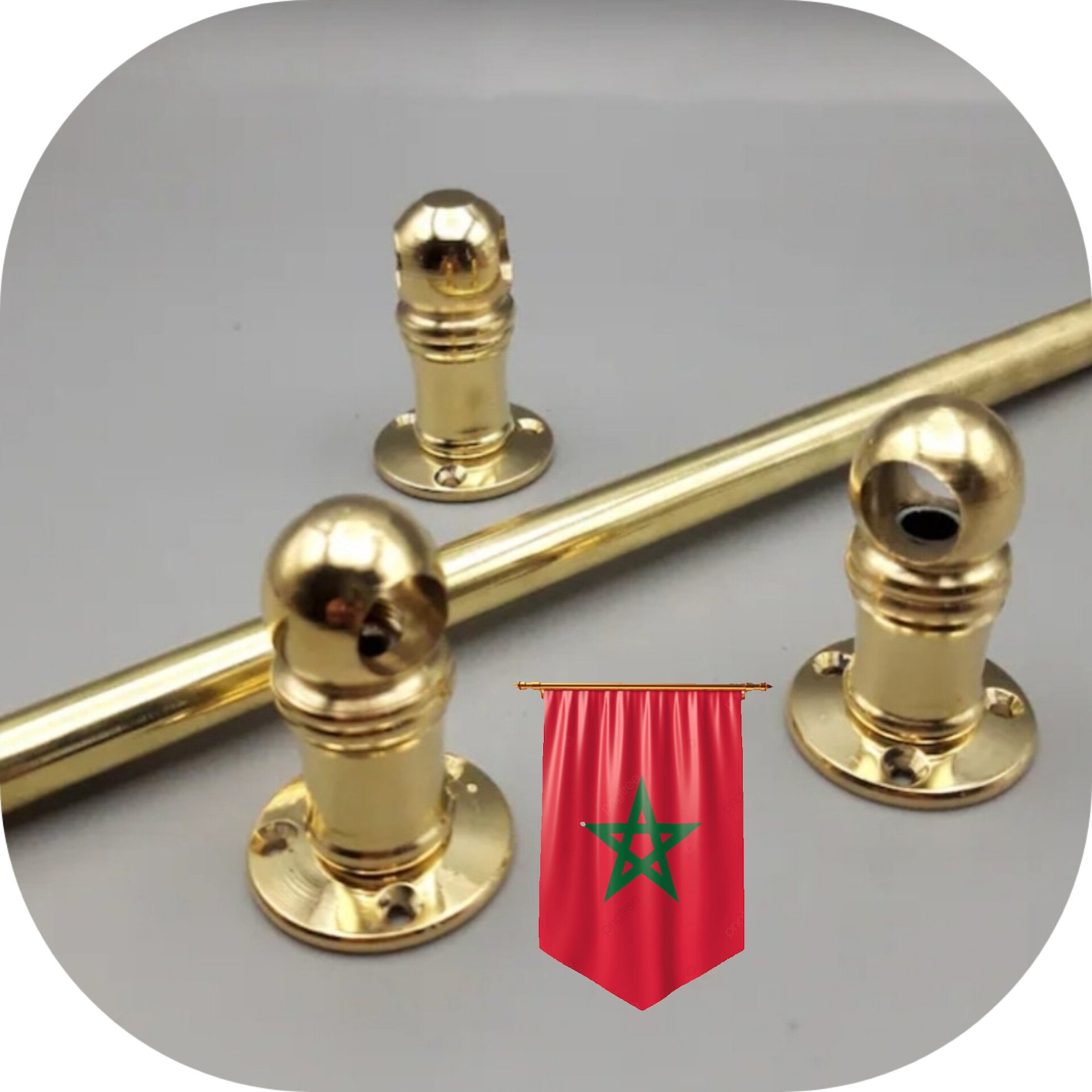 Elegant Brass Gallery Rails for Desks, Bookcases, Cabinets, and Shelves ...