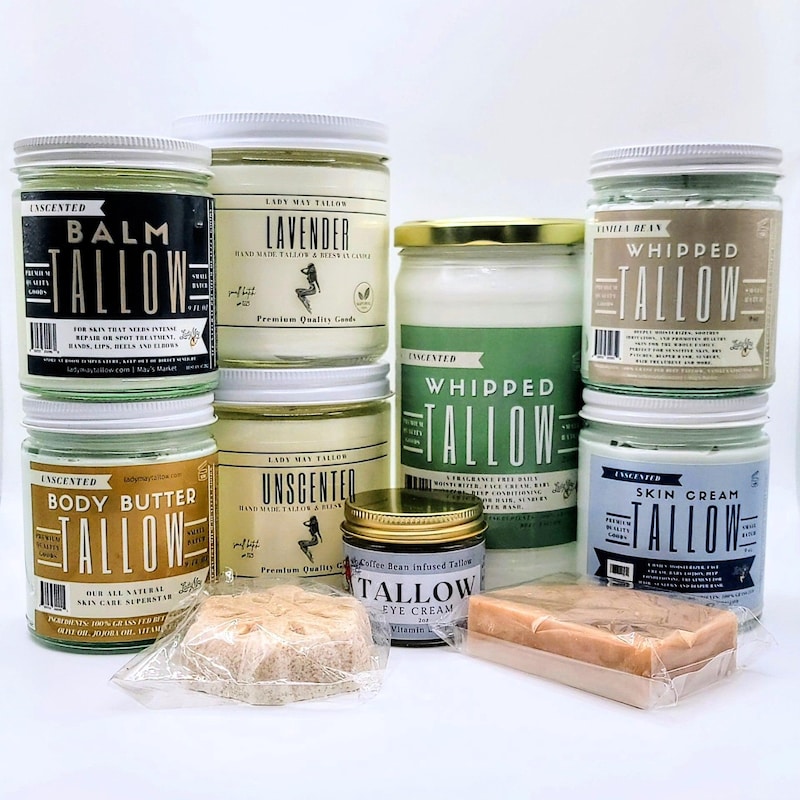 Lady May Tallow Candles - Etsy