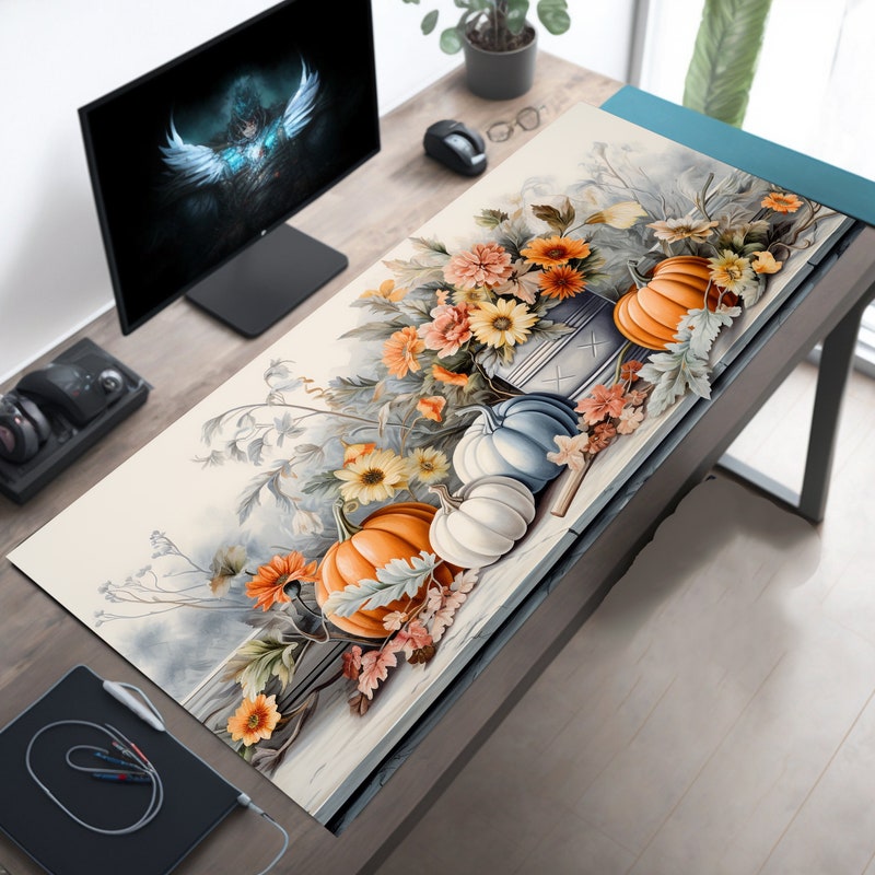 Grey Desk Mat - Etsy