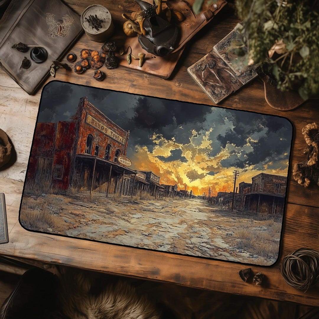 Forgotten Frontier - Gaming Playmat for TCG - DND Play Mat - Gamer Gift ...