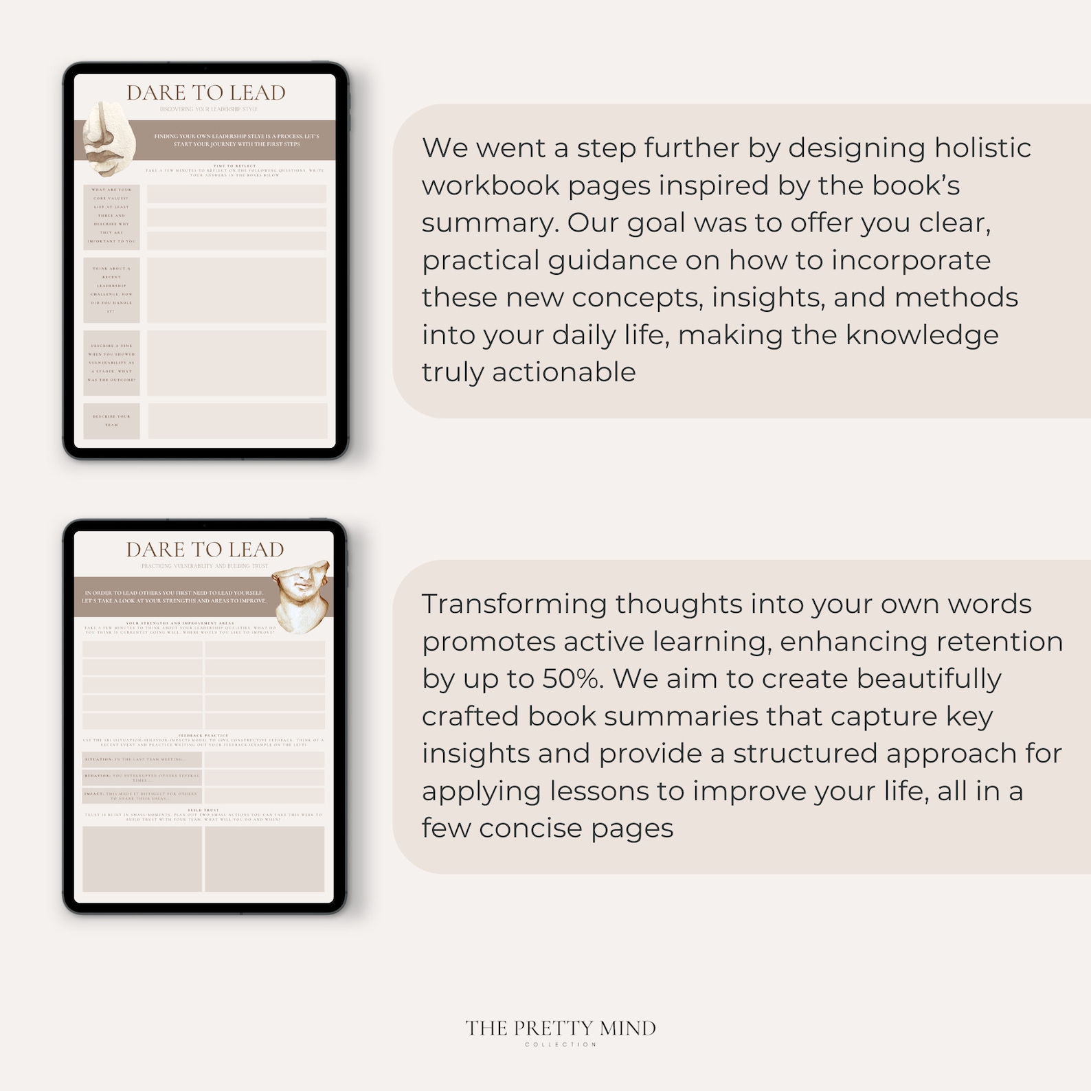 DARE TO LEAD by Brené Brown I Infographic, Key Learnings and Workbook ...