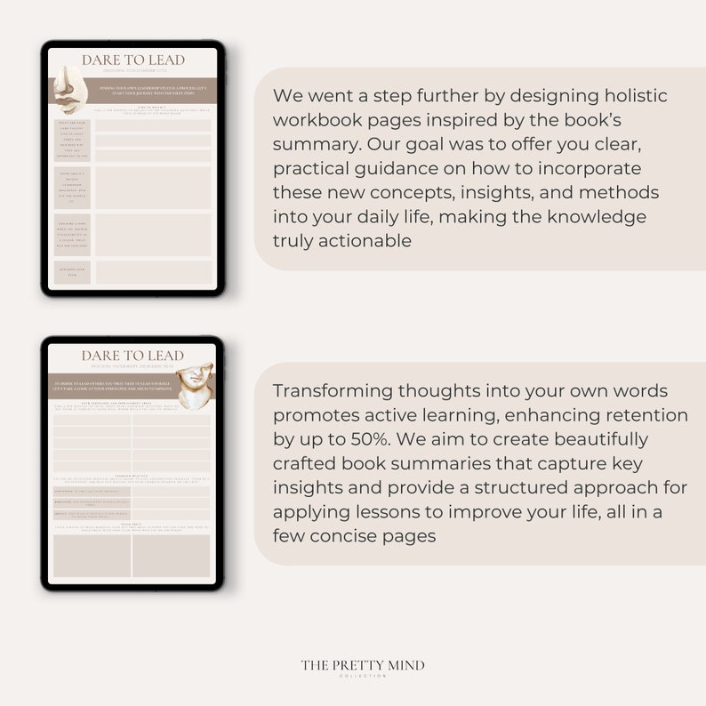 DARE TO LEAD by Brené Brown I Infographic, Key Learnings and Workbook ...