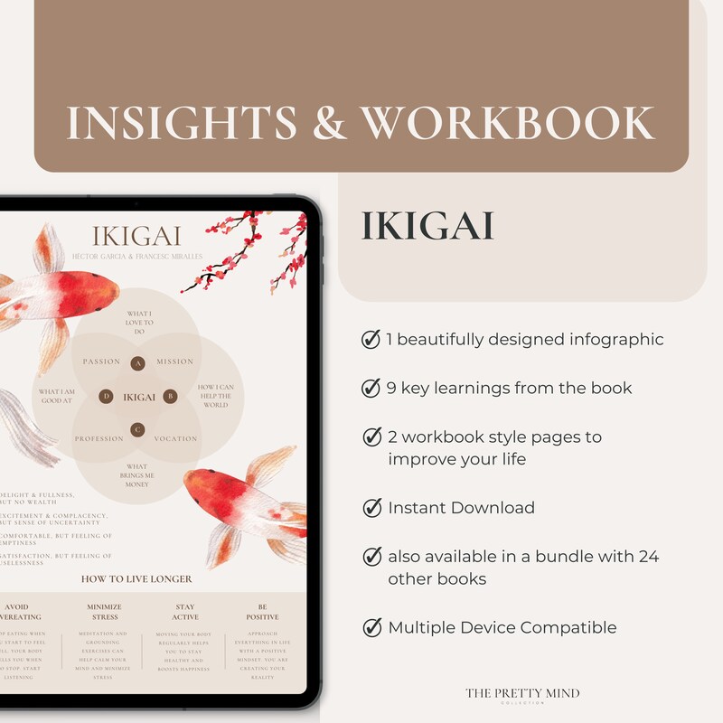 Ikigai Workbook - Etsy