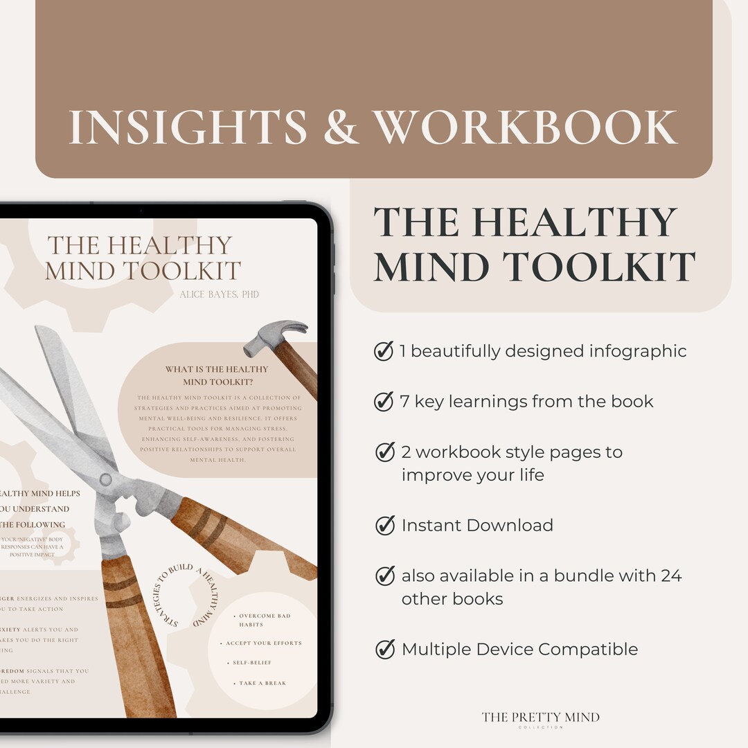 THE HEALTHY MIND Toolkit by Alice Bayes, Phd I Infographic, Key ...