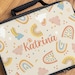 Personalized Rainbow Lunch Box for Kids, Custom Lunch Box, Boho Rainbow ...