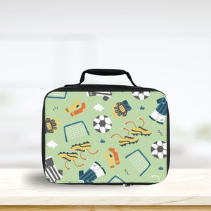 Soccer Lunchbox, Kids School Lunch Bag, Football Bag for Lunch, Soccer ...