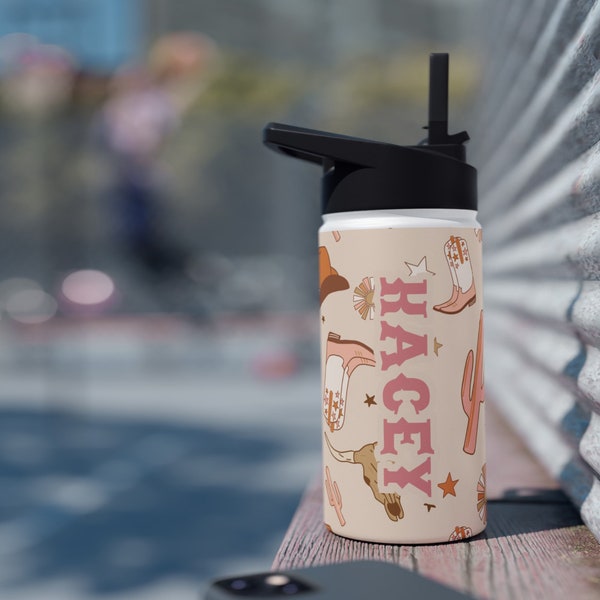 Personalized Western Water Bottle - Etsy