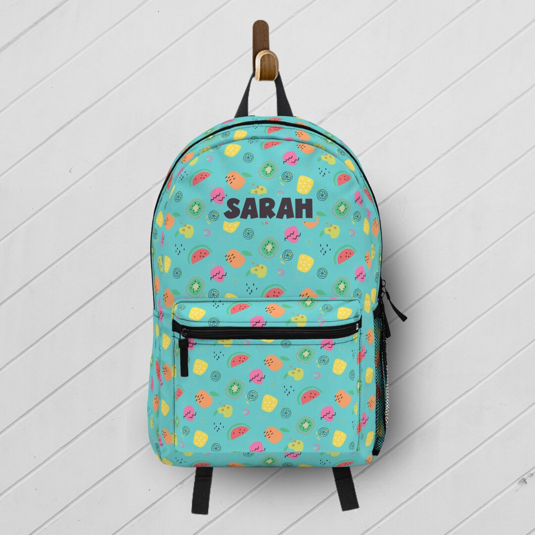 Cute Summer Fruit Backpack Personalizable With Custom Name / Back to ...