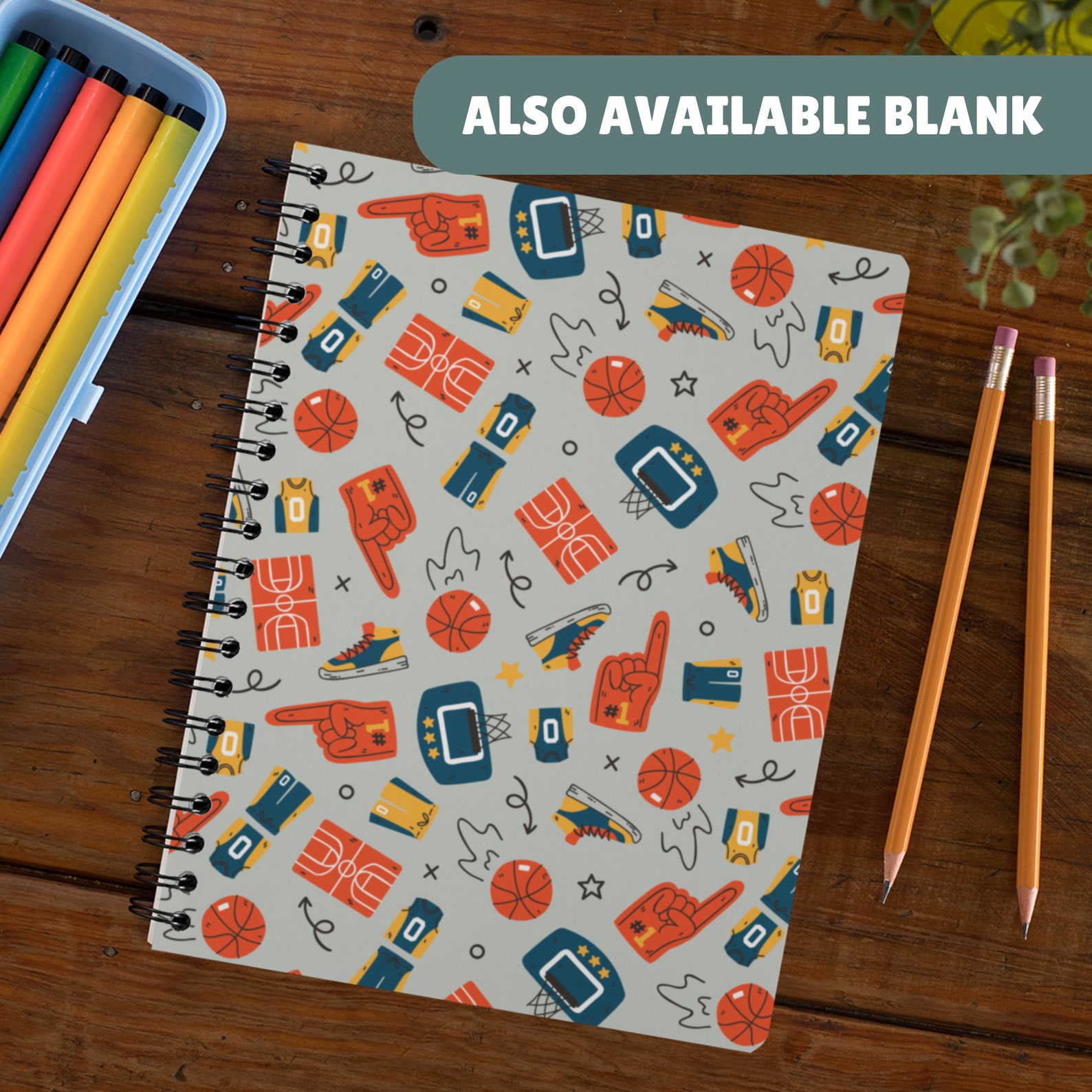 Personalized Basketball Notebook, Custom Kids Journal - Etsy
