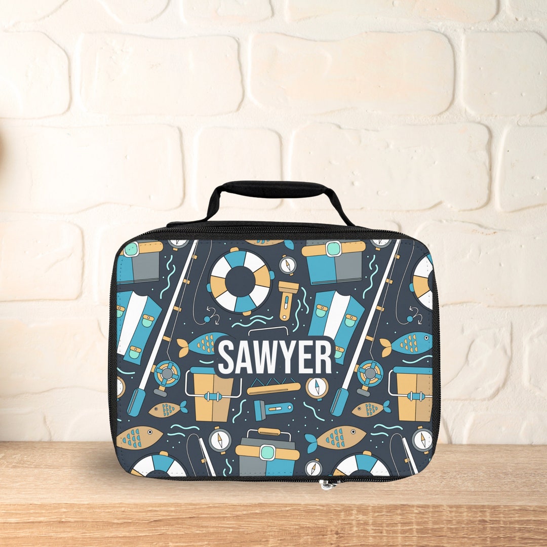 Fish Lunchbox, Kids School Lunch Bag, Fishing Bag for Lunch, Fishing ...