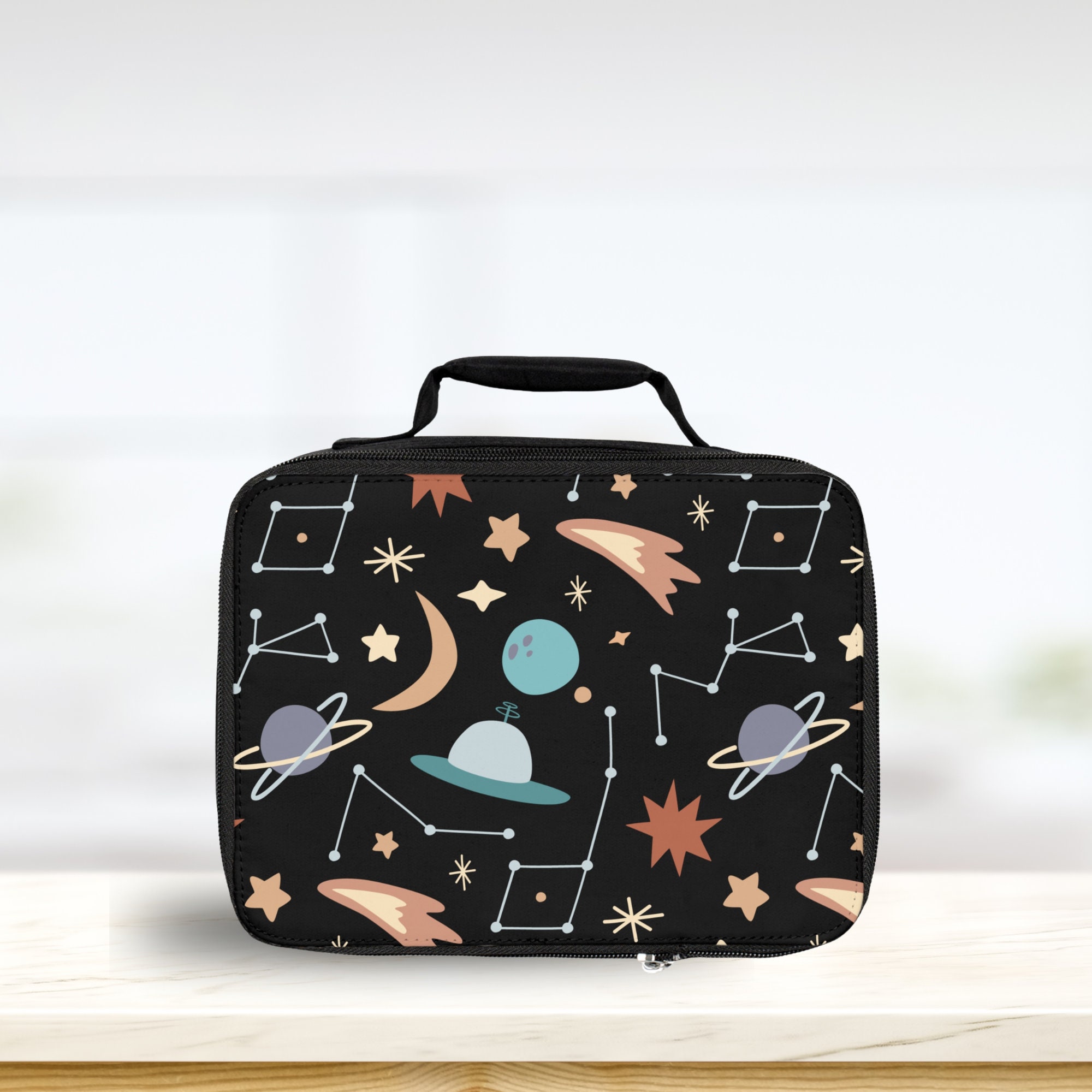 Personalized Space Lunchbox for School / Kids Space Lunch Bag Custom ...