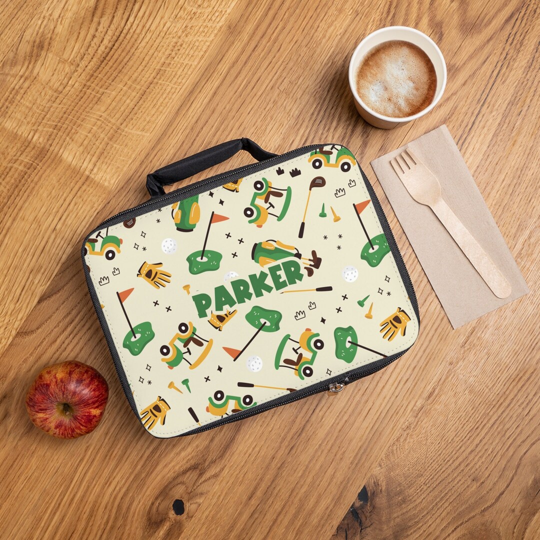 Personalized Golf Lunch Box for Kids, Custom Lunch Box, Golf Lunch Bag ...