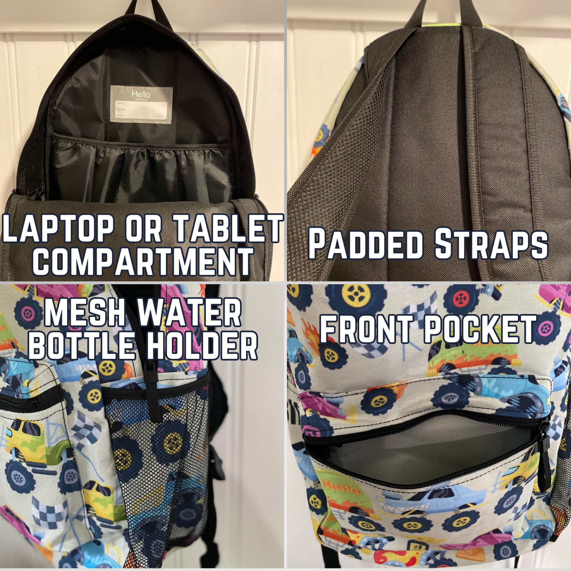 Zoo Animals Kids Backpack Zoo Backpack Personal Backpack for - Etsy