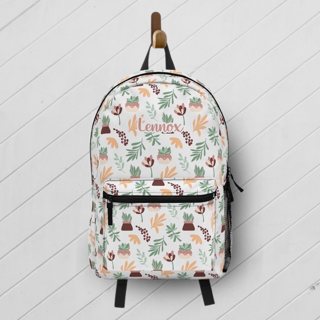Succulents Backpack, Kids Backpack Plants, Personal Backpack for School ...