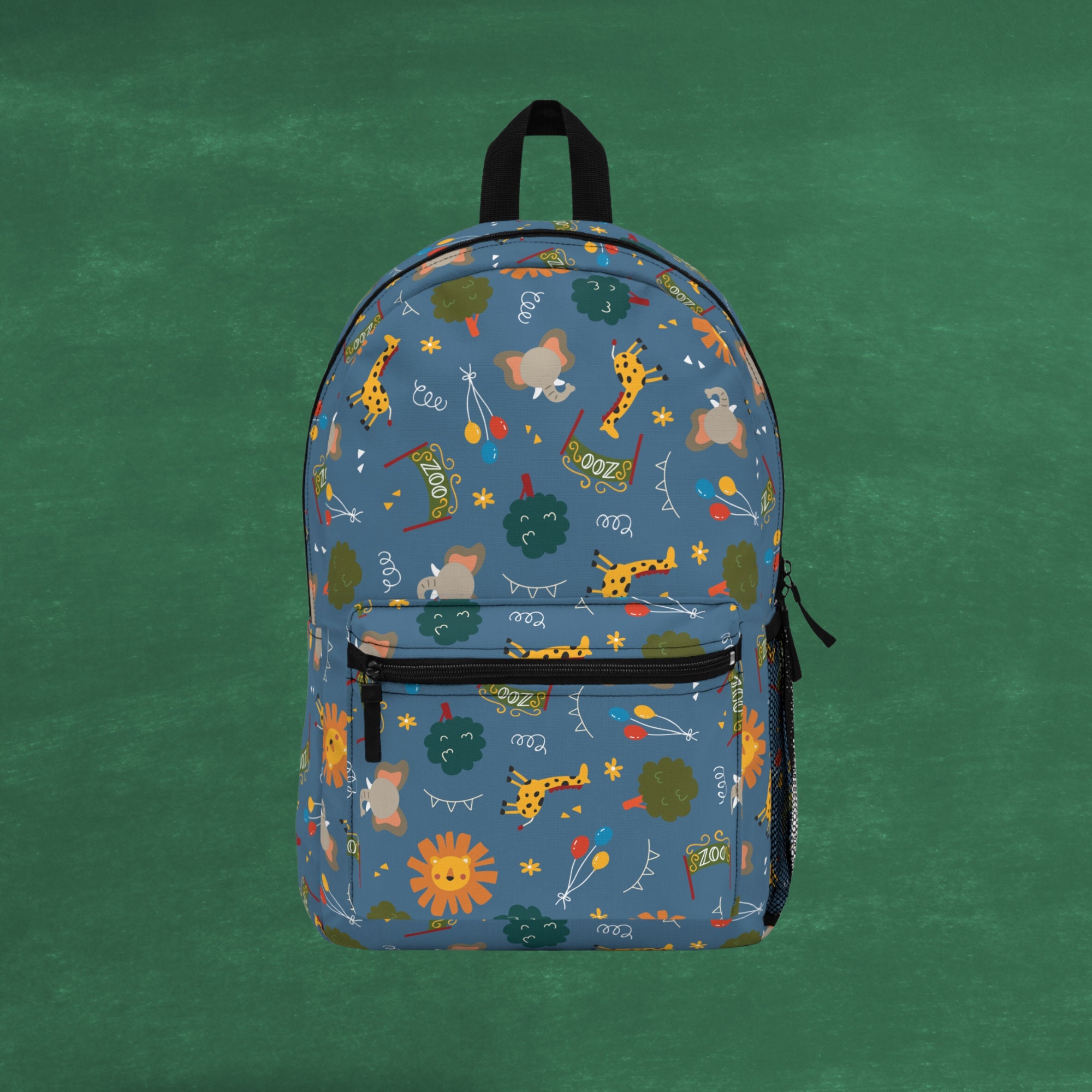 Zoo Animals Kids Backpack Zoo Backpack Personal Backpack for - Etsy