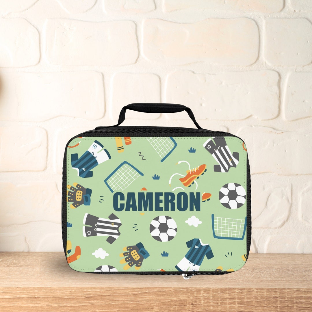 Soccer Lunchbox, Kids School Lunch Bag, Football Bag for Lunch, Soccer ...